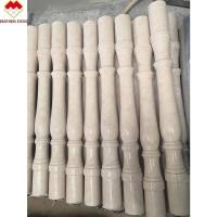 China White Onyx Marble Stone Granite Railing Handrail Balauster Balustrade for Stair in Apartment for sale