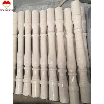 China Elegant White Onyx Marble Stone Baluster for Stair Decor in North and Latin America for sale
