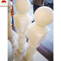 China Elegant White Onyx Marble Stone Baluster for Stair Decor in North and Latin America for sale