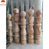 China Elegant White Onyx Marble Stone Baluster for Stair Decor in North and Latin America for sale