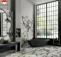 China Natural Italian Calacatta Viola Marble Slabs for Modern Kitchen Countertop and Indoor Wall for sale