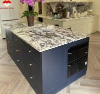 China Natural Italian Calacatta Viola Marble Slabs for Modern Kitchen Countertop and Indoor Wall for sale