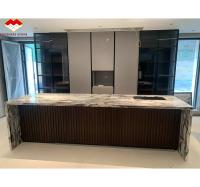 China Natural Italian Calacatta Viola Marble Slabs for Modern Kitchen Countertop and Indoor Wall for sale