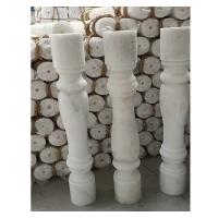 China Stair Railings Handrails White Marble Stone Granite Railing Handrail Stone Balustrade for sale