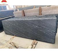 China Via Lattea Black Granite Honed Cut-to-Size Tile for Classic and Elegant Floor Pattern for sale