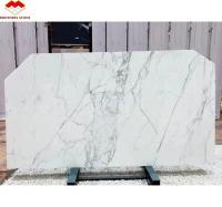 China Polished Natural Statuario White Marble Big Slab for Italian Flooring and Wall Tiles for sale