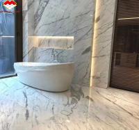 China Polished Natural Statuario White Marble Big Slab for Italian Flooring and Wall Tiles for sale