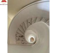 China Glossy Anti Slip Artificial Stone Stairs Tiles for Indoor Straight Stair Modern Design for sale