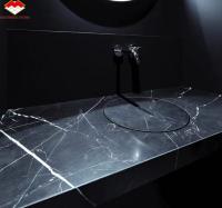 China White Veins Marble Sink Cut to Size from Calcite Marble for Modern Hotel Villa Design for sale
