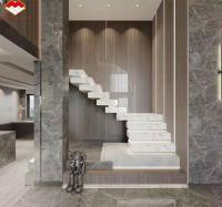 China Interior Home Furniture Stair Step Light Design with Modern Artificial Sintered Stone for sale