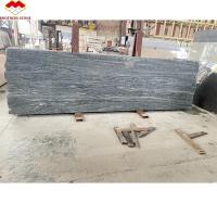 China Villa Stone Polished Galaxy Green Granite Slabs for Interior and Exterior Renovation for sale