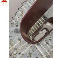 China Artificial Stone Stair Material Modern Design Luxury Indoor Non Slip Floor Tiles for sale