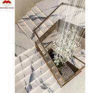 China Artificial Stone Stair Material Modern Design Luxury Indoor Non Slip Floor Tiles for sale