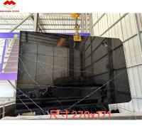 China Modern Nero Marquina Black White Stipe Marble Polished Natural Big Slabs for Indoor Hotel Villa for sale