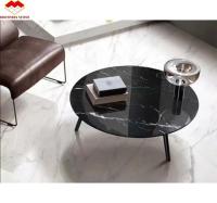 China Modern Nero Marquina Black White Stipe Marble Polished Natural Big Slabs for Indoor Hotel Villa for sale