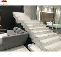 China Upgrade Your Hotel Interior with Modern Design Stair Treads Artificial Stone Material for sale