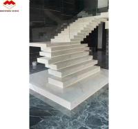 China Upgrade Your Hotel Interior with Modern Design Stair Treads Artificial Stone Material for sale