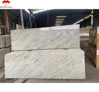 China Cut-To-Size White Texture Granite Slab Exported from India for Villa and Hotel Design for sale