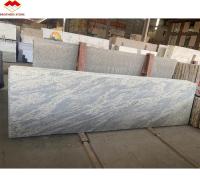 China Cut-To-Size White Texture Granite Slab Exported from India for Villa and Hotel Design for sale