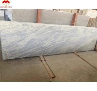 China Cut-To-Size White Texture Granite Slab Exported from India for Villa and Hotel Design for sale