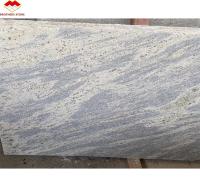 China Cut-To-Size White Texture Granite Slab Exported from India for Villa and Hotel Design for sale