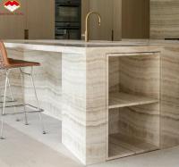 China Polished Backlit Onyx Wall Panels and Countertop in Modern White Stone Form Big Slab for sale