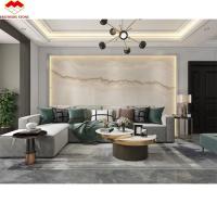 China Polished Backlit Onyx Wall Panels and Countertop in Modern White Stone Form Big Slab for sale