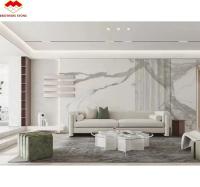 China Modern Design Italy White Calacatta Marble Slab for Kitchen Countertop and Wall Panel for sale