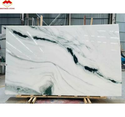 China Modern Design Style Panda White Marble Elevate Your Hotel Wall Floor and Stairs Tiles for sale