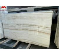 China Modern Design Hotel Bathroom Wall Panel with Backlit Natural Stone White Onyx Marble for sale