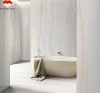 China Modern Design Hotel Bathroom Wall Panel with Backlit Natural Stone White Onyx Marble for sale