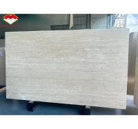 China Marble Travertine Stone Big Slab Polished for Modern Hotel Villa Interior Design for sale