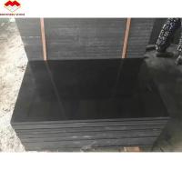 China Modern Design Style Shanxi Black Granite Blocks 18mm Thick Absolute Black Granite Slab for sale