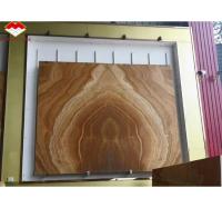 China Hot Polished Onyx Big Slab Sheet Book Match for Translucent Stone Veneer Backlit Wall for sale