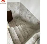 China Natural Stone Straight Stair Modern Indoor Grey Marble Anti Slip Staircase Tiles for sale
