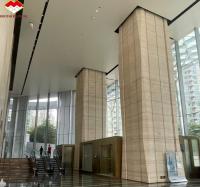 China Modern Design Stone Form Natural Stone Beige Travertine for Hotels Decoration Project for sale