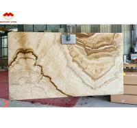 China Modern Onyx Marble Gold Vein Wooden Yellow Golden Grain Bathtub Decor for Modern Homes for sale