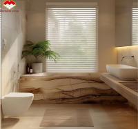China Modern Onyx Marble Gold Vein Wooden Yellow Golden Grain Bathtub Decor for Modern Homes for sale