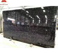 China Modern Style Elegant Black Marble Granite Slab for Villa Countertop and Outdoor Decor for sale