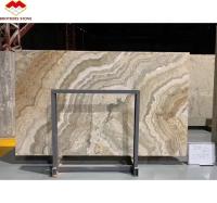 China Polished Translucent Onyx Stone Modern Design for Natural Backlit Jade Ink Marble Big Slab for sale
