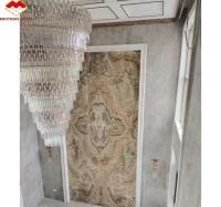 China Polished Translucent Onyx Stone Modern Design for Natural Backlit Jade Ink Marble Big Slab for sale