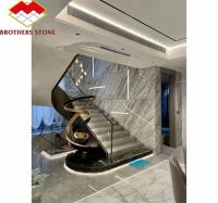 China Calcite Marble Stone Luxury Polished Borders for Living Room Wall Backsplash Floorings for sale
