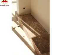 China Polished Translucent Natural Tiger Red Onyx Marble for Modern Backlit Jade Hotel Design for sale