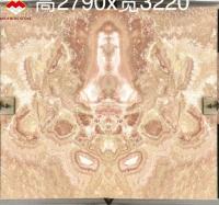 China Modern Design Polished Marble Bookmatch Tile Custom Backlit Red Dragon Jade Onyx Wall for sale
