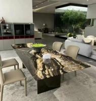 China Polished Natural Stone Cosmic Gold Granite for Coffee Table and Countertops Modern Look for sale