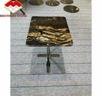 China Polished Natural Stone Cosmic Gold Granite for Coffee Table and Countertops Modern Look for sale
