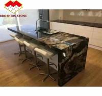 China Polished Natural Stone Cosmic Gold Granite for Coffee Table and Countertops Modern Look for sale