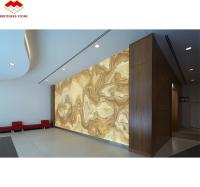 China Translucent Flexible Stone Panel Slate Sheets for Modern Hotel Villa Interior Design for sale