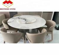China Polished Milk White Alabaster Marble Big Slab for Living Room and Dining Table Flooring for sale
