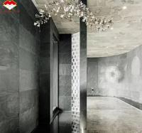 China Hotel Interior Graphic Design Natural Flexible Stone Veneer Panel Wall Cladding Tile for sale